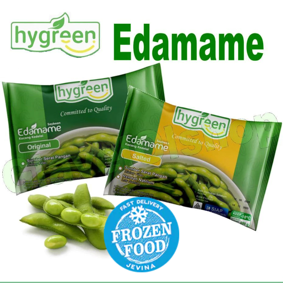 Jual Edamame Hygreen Mitratani 27 Premium Original | Salted 500g ...
