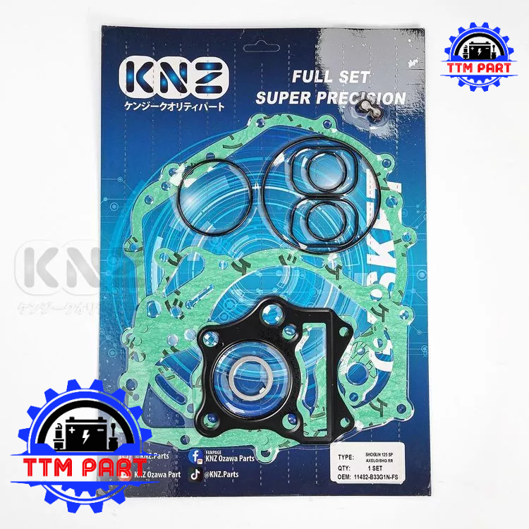Jual GASKET FULL SET SUZUKI SHOGUN 125 SP FL NR / AXELO / SHOGUN RR PACKING FULLSET TOP TOPSET ...