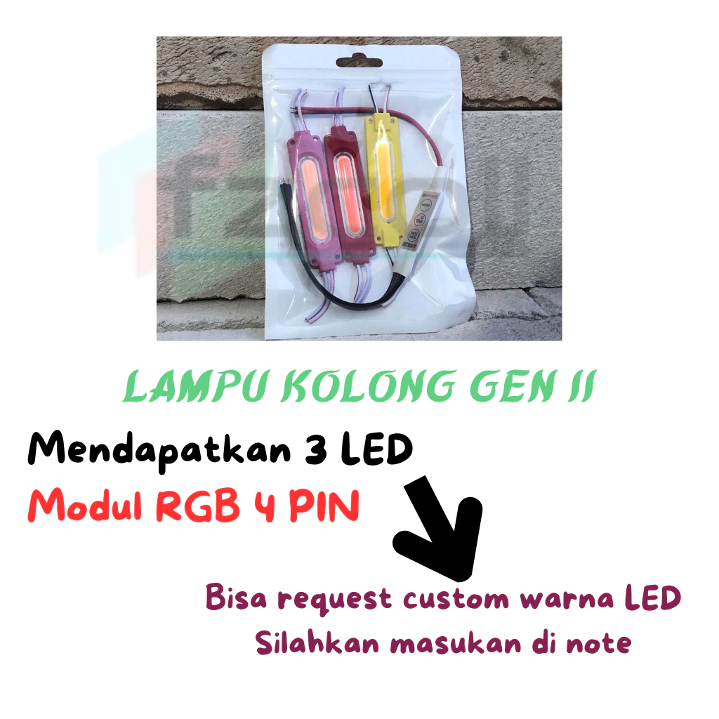 Jual Bundling Lampu Kolong GEN 2 Semua Kendaraan 12 Volt Include Modul ...