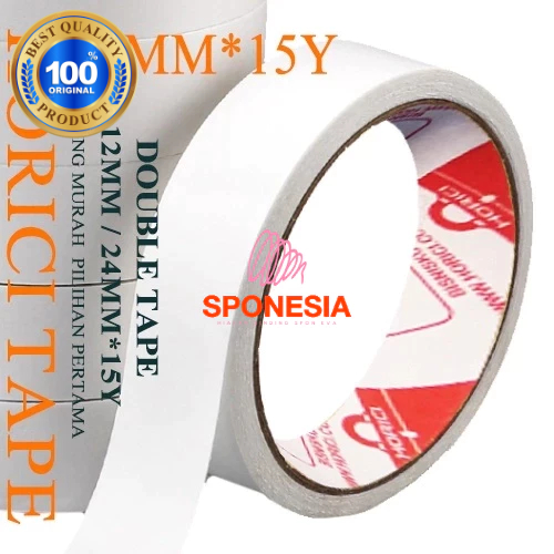 Jual Selotip Double Tape Lakban Bolak Balik 2 Sisi Horici 24mm*15Y ...