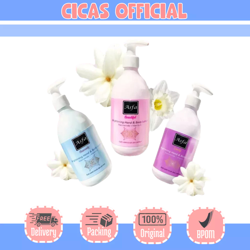 Jual cicasofficial - ASFA Brightening Body Lotion With Niacinamide and ...