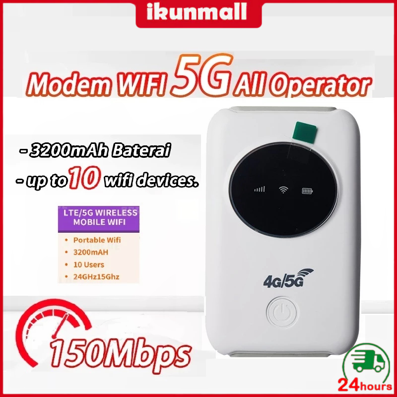 Jual 【COD】H808+ Modem Wifi 4G All Operator Wifi Portable 5G All ...