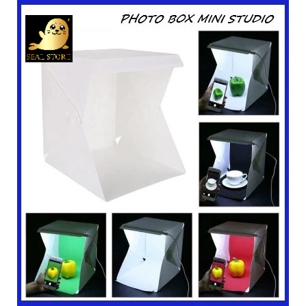 Jual MINI STUDIO BOX LENGKAP LIGHTING LED BACKGROUND/MINI STUDIO FOTO ...