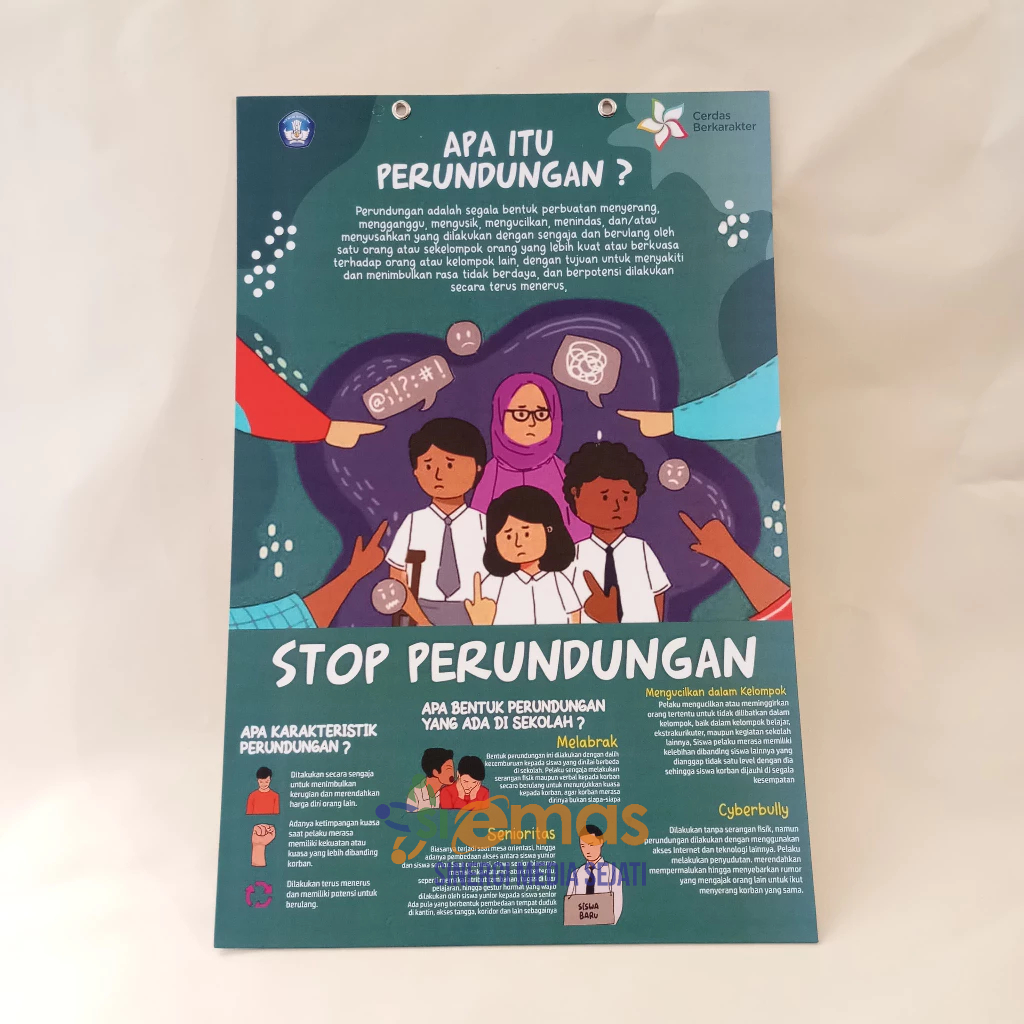 Jual Hard Poster Stop Perundungan | Hard Poster Apa Itu Perundungan ...