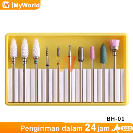 Jual COD Nail Bits / Drill Bits Grinding Head / Mesin Manicure Kuku ...