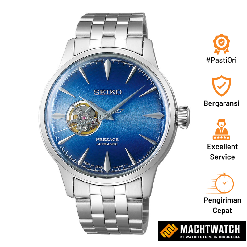 Jual Jam Tangan Pria Seiko Presage SSA439J1 Cocktail Time Blue Acapulco ...
