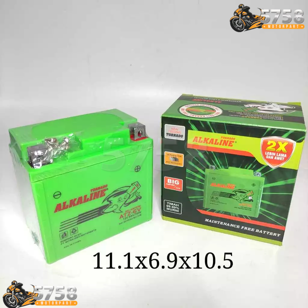 Jual ACCU VARIO / PCX / BEAT 2020 ATZ6V ATZ 6V MF- MAINTENANCE FREE ...