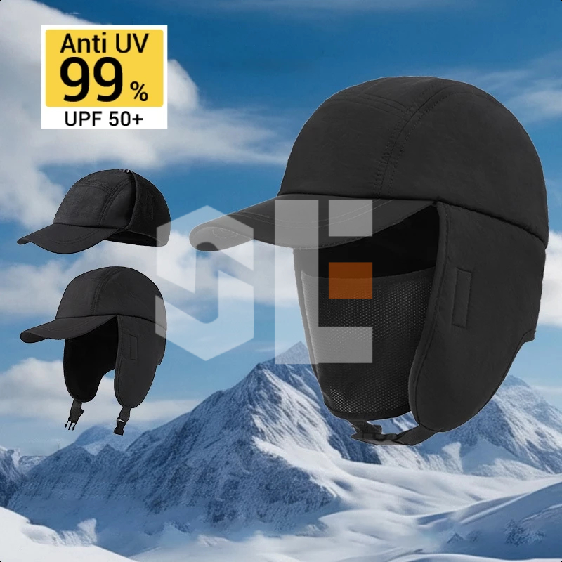 Jual SHULANGER Topi 5 panels / earflap / nylon / outdoor / DIVERGENT ...