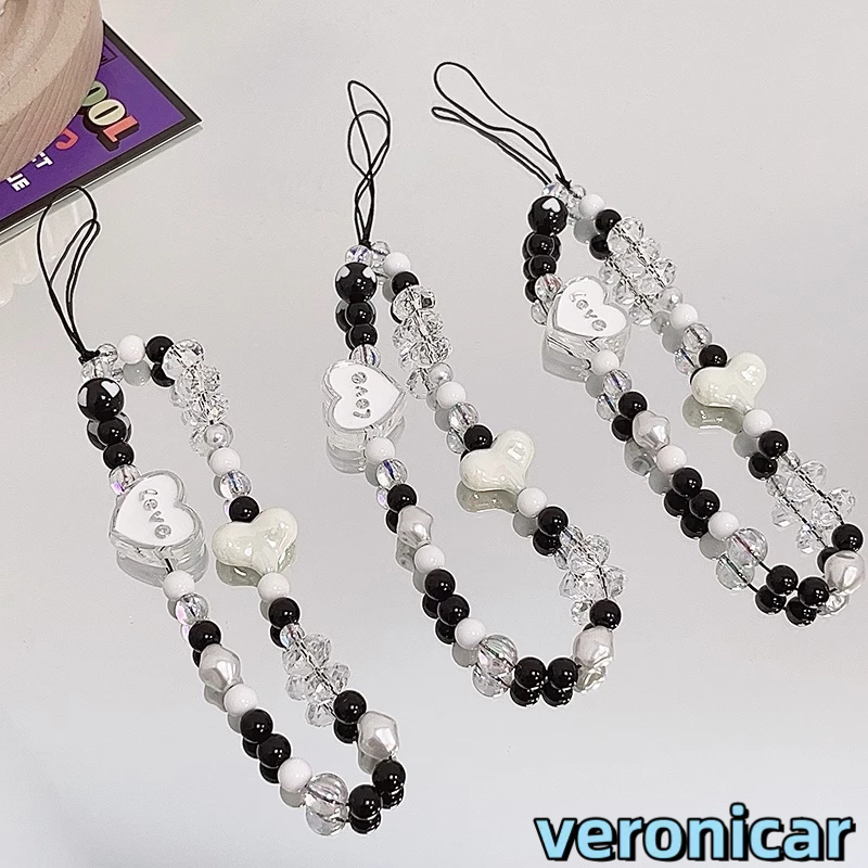 Jual Gelang Hp Gantungan Hp Seri Hitam Smiley Wajah Strap Phone ...