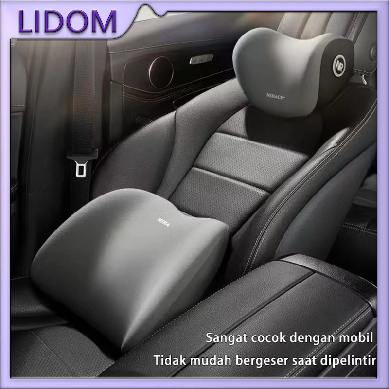 Jual Bantal Sandaran Punggung Mobil 3D Leher Dan Punggung Bahan Memory ...