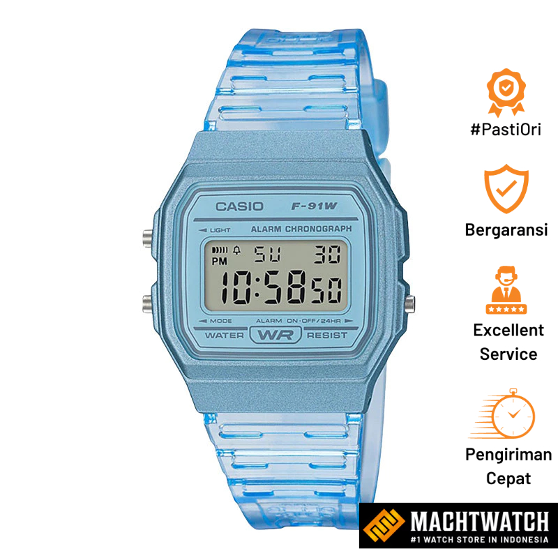 Jual [CLEARANCE APR] Jam Tangan Wanita Casio General F-91WS-2DF Digital ...