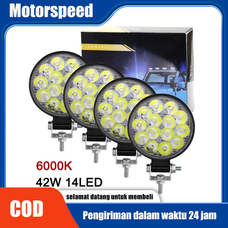 Jual Motorspeed Lampu Kerja Otomotif LED untuk ATV, UTV, Truk, Lampu ...