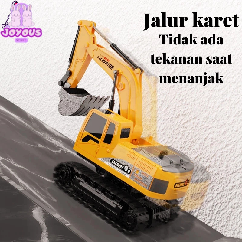 Jual Mainan Mobil Beko Remote control 1:24 RC excavator crawler 6 CH RC ...