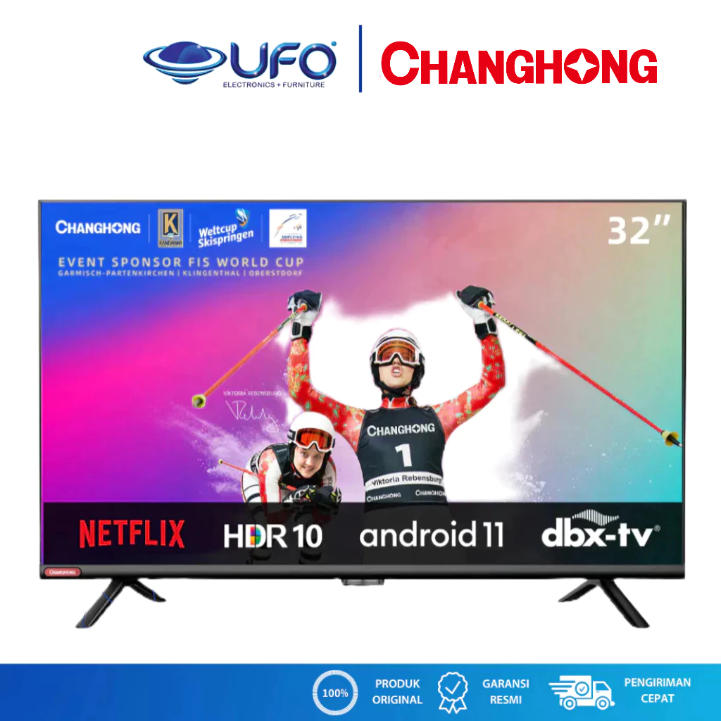 Jual Changhong TV 32 Inch LED Smart Android HDR LC32G7N | Shopee Indonesia
