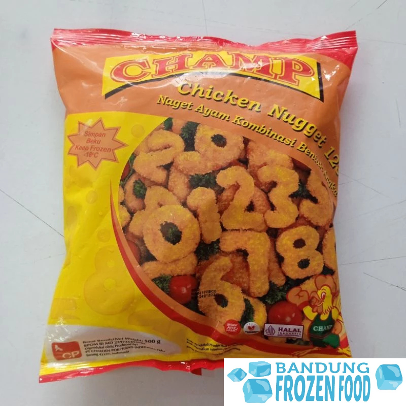 Jual CHAMP CHICKEN NUGGET 123 500GR | Shopee Indonesia