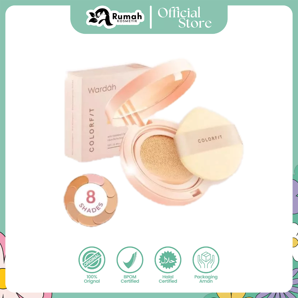 Jual Wardah Colorfit Perfect Glow Cushion Full Size / Refill | Shopee ...