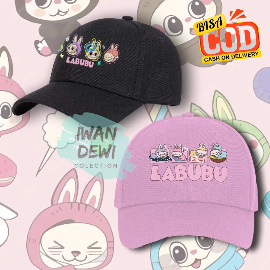 Jual Topi Anak Labubu 3-10 Tahun - Topi Baseball Kartun Import, Fashion ...