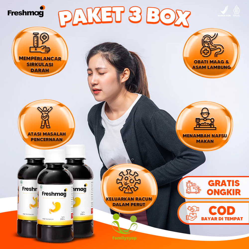 Jual Paket 3 Botol Maag Kronis Freshmag - Madu Atasi Asam Lambung Maag Gerd Isi 200ml | Shopee ...