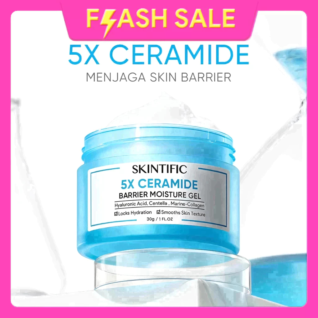 Jual Skintific 5X Ceramide Barrier Moisturizer Gel 30g Face Cream pelembab wajah pelembab krim ...