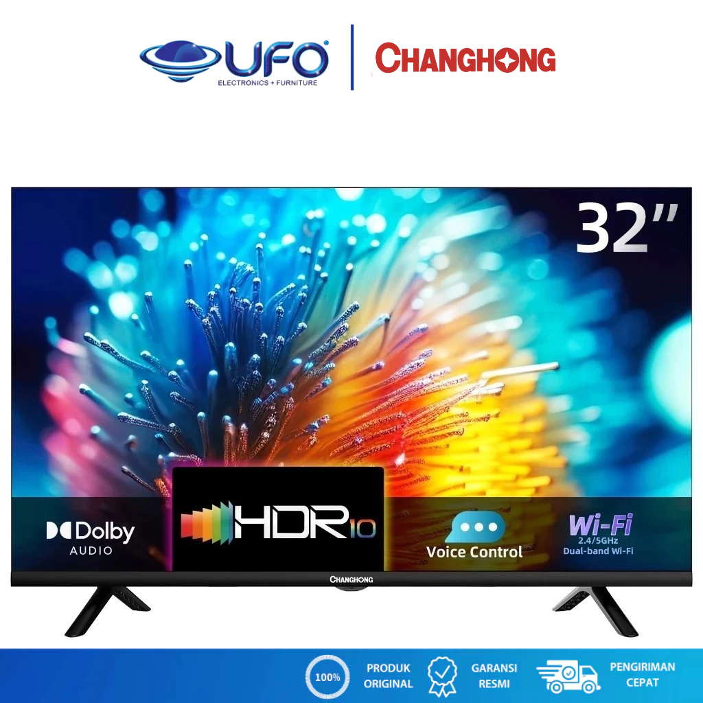 Jual Changhong 32 Inch Led Smart TV HD Dolby Audio L32M91 | Shopee Indonesia