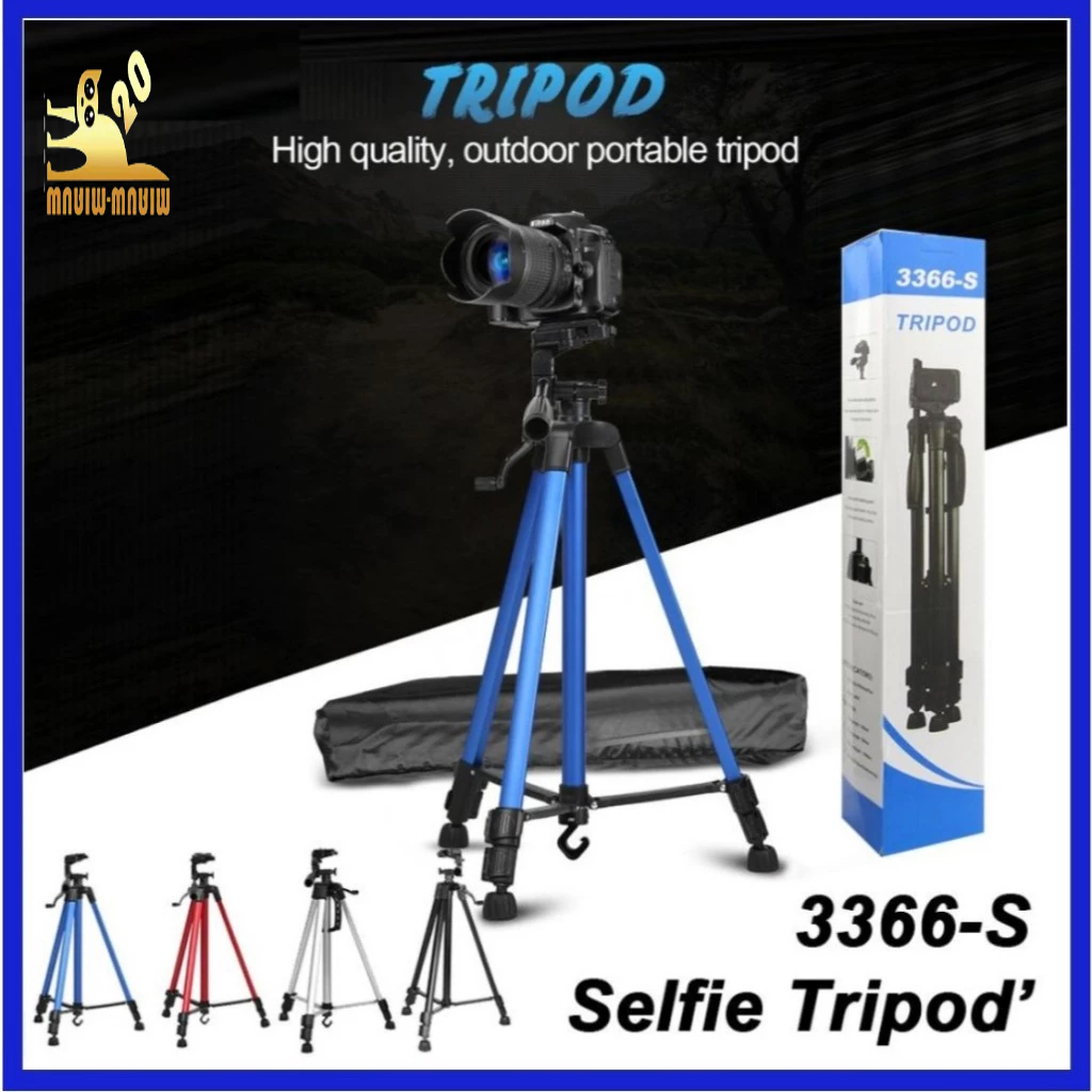 Jual Tripod Camera 3366 Color Holder U Kaki Stabilizer 1,4 Meter ...
