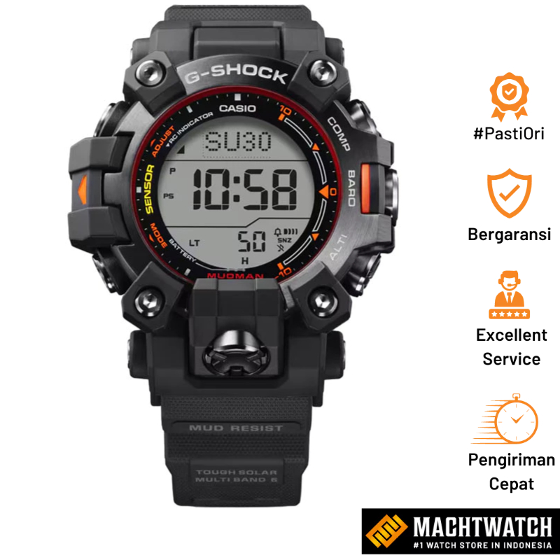Jual Jam Tangan Pria Casio G-Shock Mudman GW-9500MEC-1JF Master Of G Emergency Color Series ...