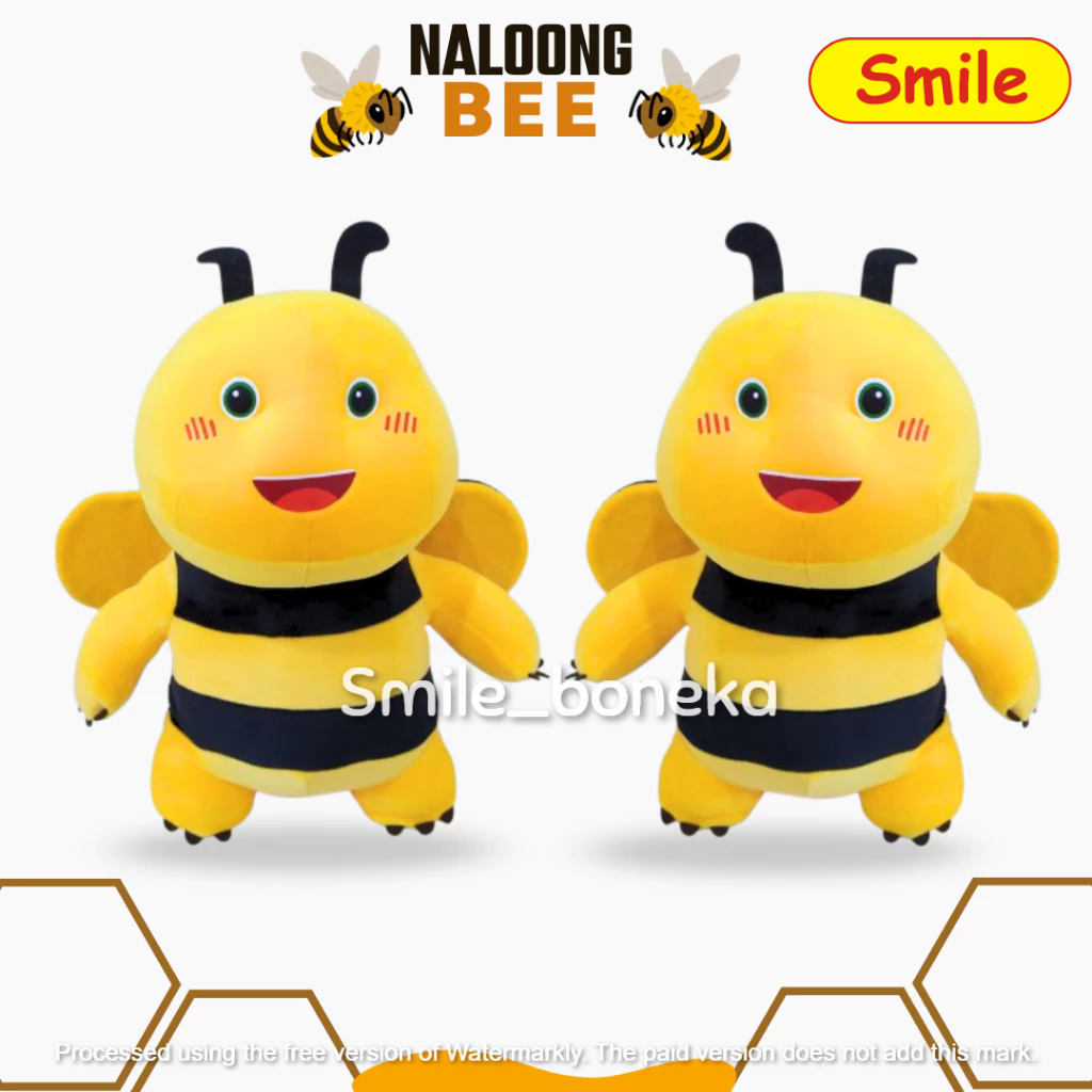 Jual SB/ Boneka Plush Toys Dino Naloong Nailoong Bee Animal Tawon Lebah ...