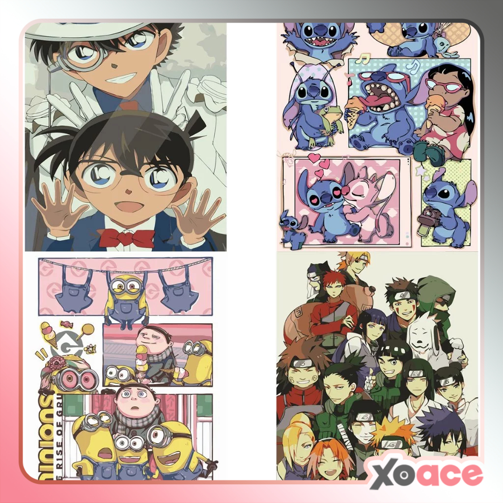 Jual 30x40 FRAMED DIY Paint By Number Kit Digital Painting By Numbers ...