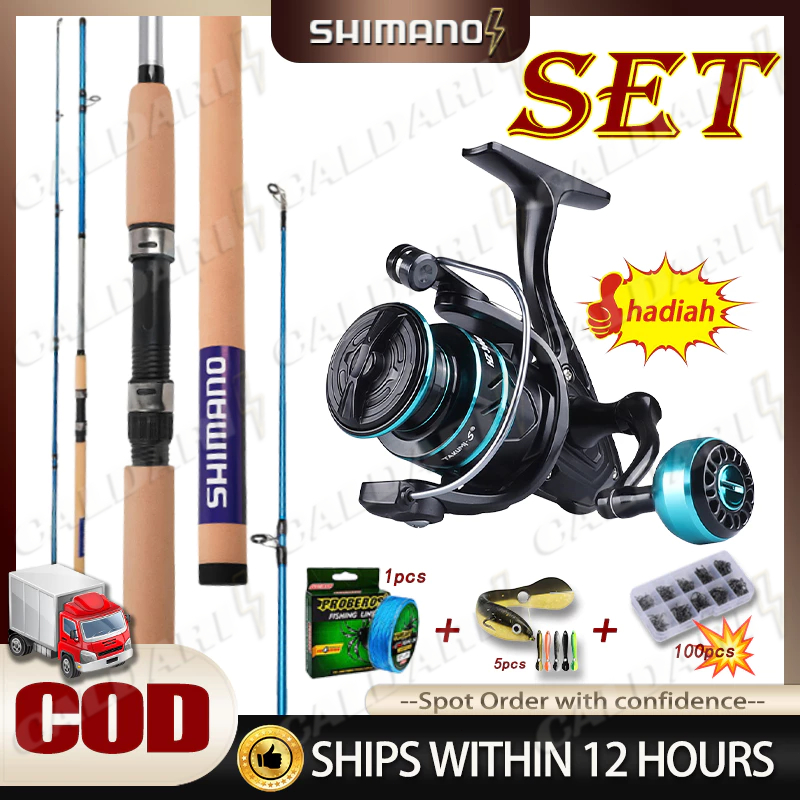 Jual 2025 NEW SHIMANO Joran Pancing Set Joran Pancing Fishing Rod ...