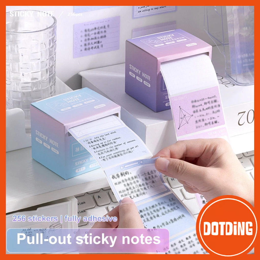 Jual [COD] Stiker Catatan Tempel Tipe Tarik Keluar Bernilai Estetika ...