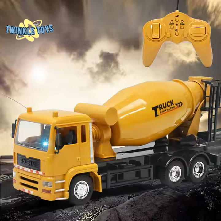 Jual Mainan Mobil Molen 1/24 Skala 8CH Mobil Mixer Semen Kendaraan ...