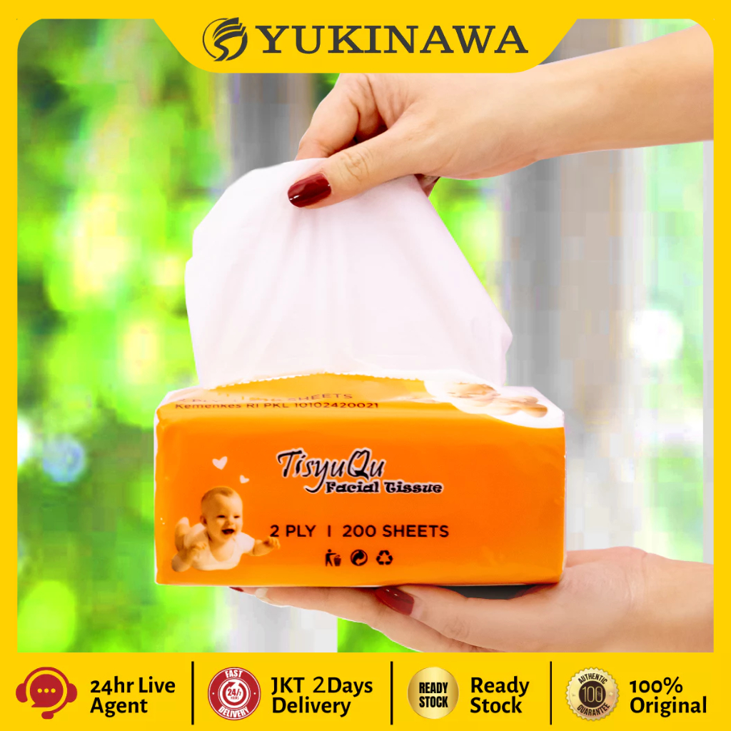 Jual (PAKET 10) Tisyuqu Tisu 200 Lembar - Facial Tissue Soft Tissue ...