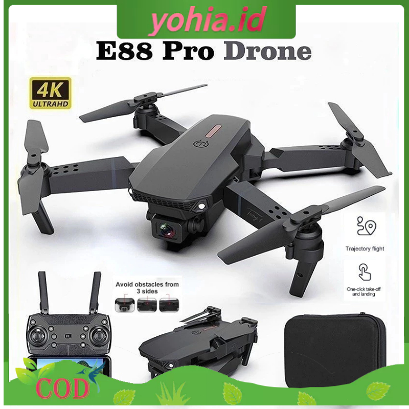 Jual Smart Drone E88 Pro/E99 Pro 4k HD Camera Shoot Original Indoor ...