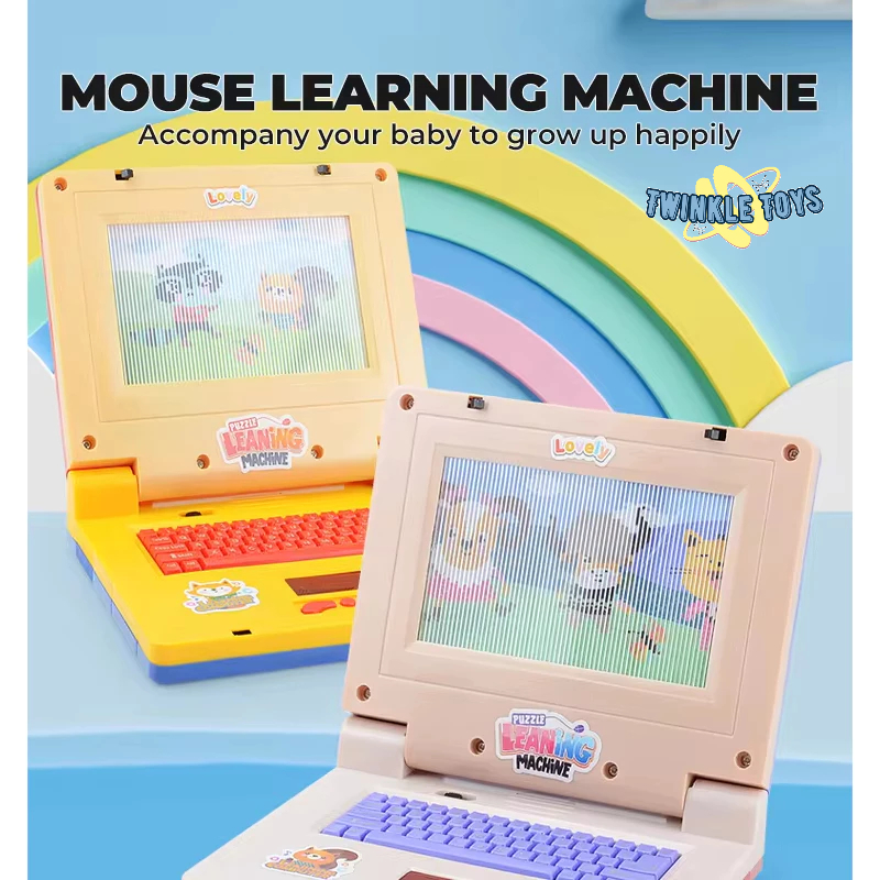 Jual Mainan Edukasi Anak | Komputer Laptop Kartun Portabel dengan Pola ...