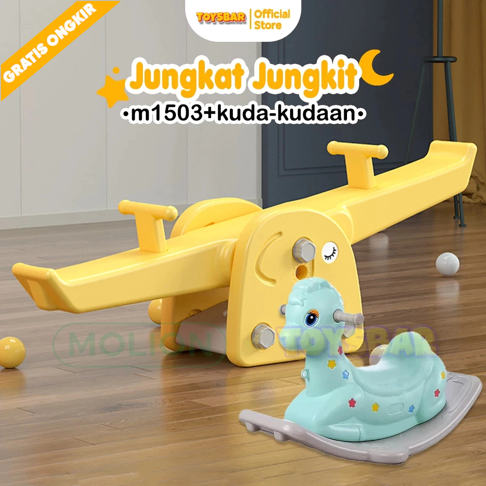 Jual Mainan Anak Jungkat Jungkit & Kuda-Kudaan Karakter Gajah Kuning ...