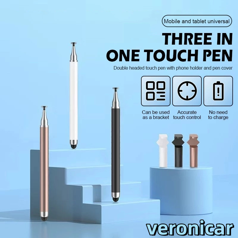 Jual NEW Stylus pen 3 in 1 Pena kapasitif layar sentuh cangkir hisap ...