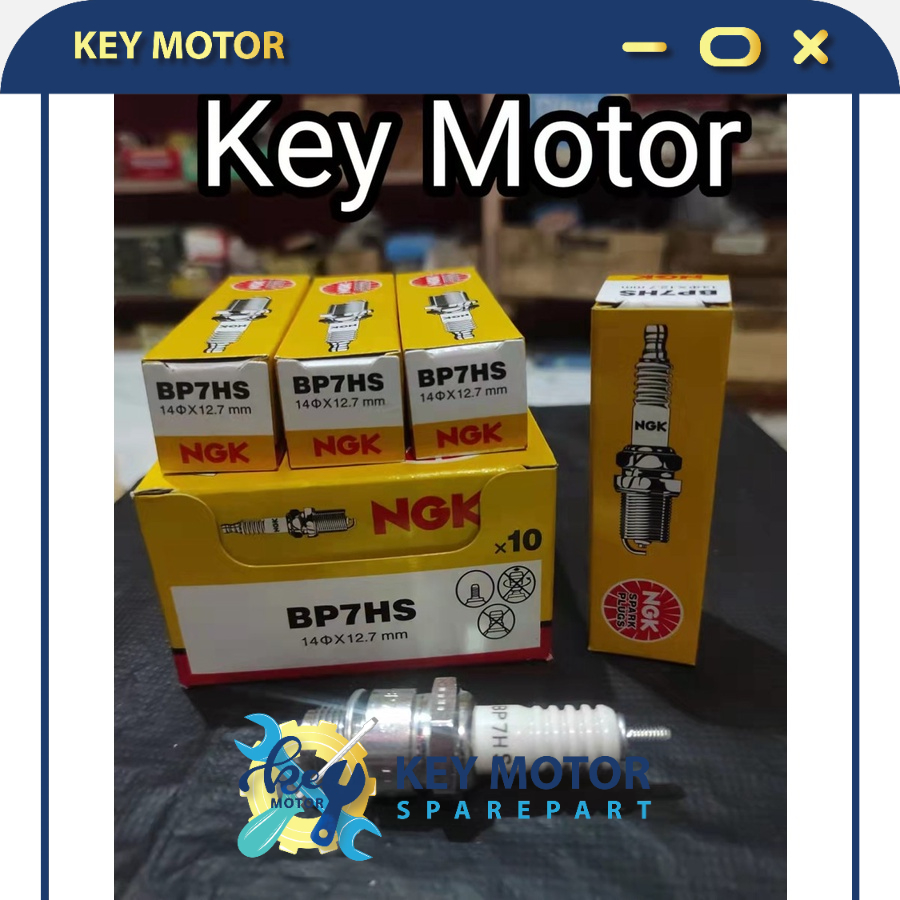 Jual Busi NGK ASLI BP7HS RX King RXK FIZR F1ZR Force One Alfa Sigma 2T ...