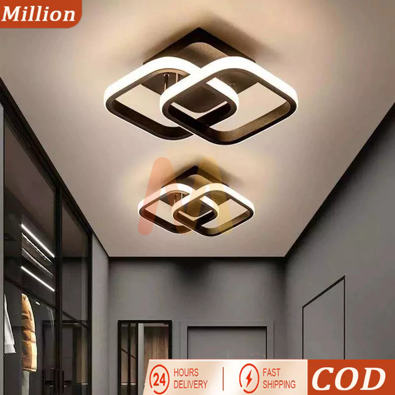 Jual 【COD】3 Colors Lampu Plafon LED Ceiling Light Lampu Hias Gantung ...