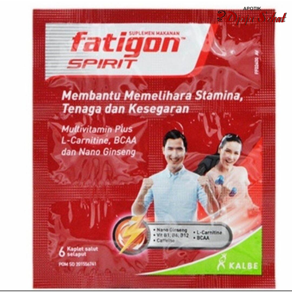 Jual FATIGON SPIRIT ISI 6 KAPSUL - MULTIVITAMIN | Shopee Indonesia