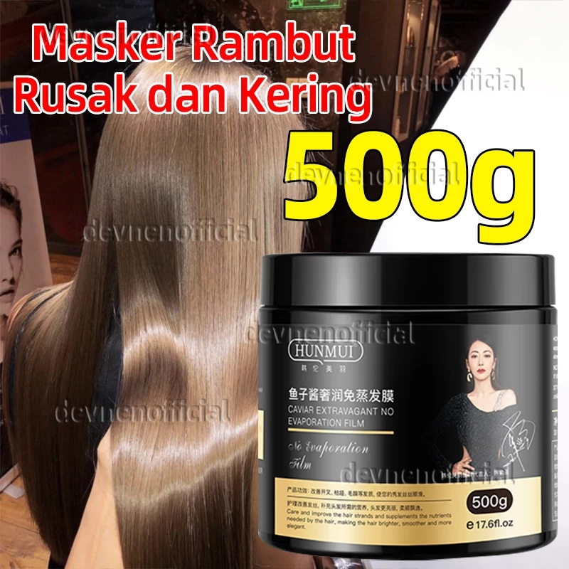 Jual Hair Mask 500g Krim Pelurus Rambut Masker Rambut Caviar Keratin ...