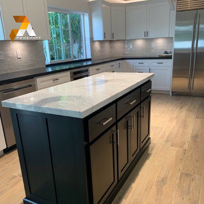 Jual ISLAND TABLE TOP MARMER CARRARA ITALY MEJA DAPUR KITCHEN TABLE ...