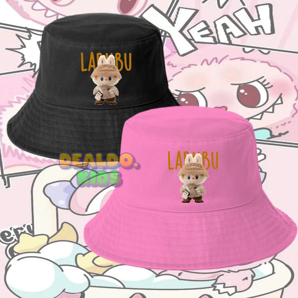 Jual Topi Bucket Anak Perempuan Labubu | Topi anak Karakter Lucu ...