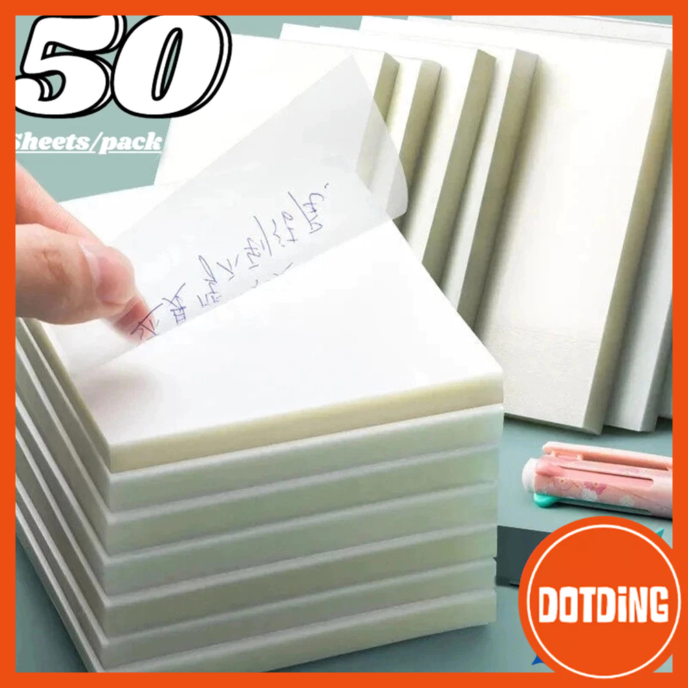 Jual [COD] Sticky notes transparan aesthetic 50 lembar sticky note ...