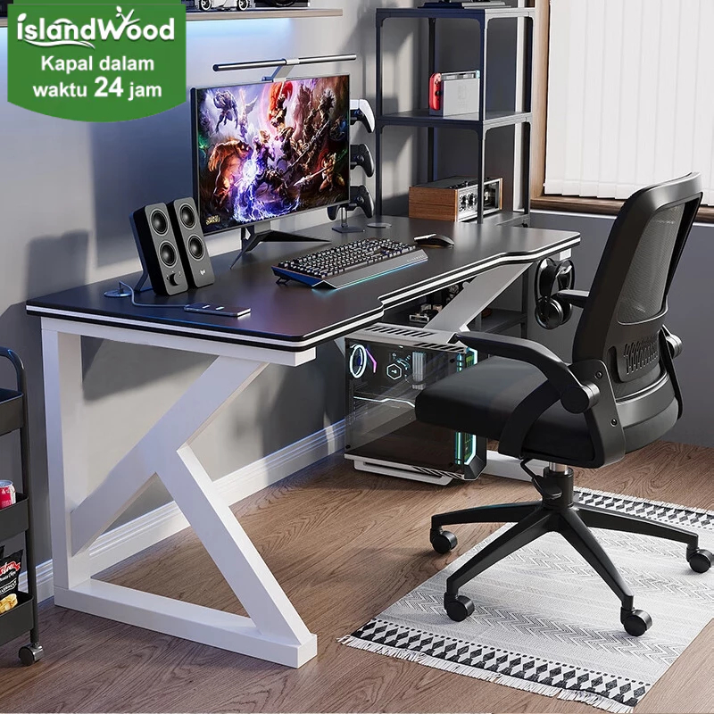 Jual Meja Gaming Meja Komputer 140cm Meja Kerja meja PC Meja Belajar ...