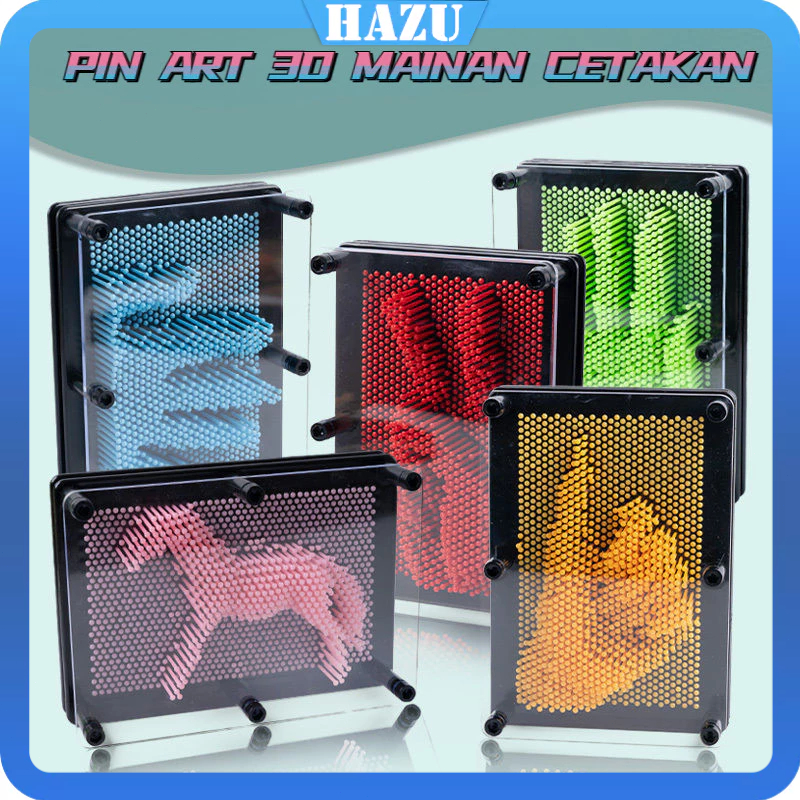 Jual Pin Art 3D Mainan Cetakan Anak Edukatif Mainan Cetakan Pin ...