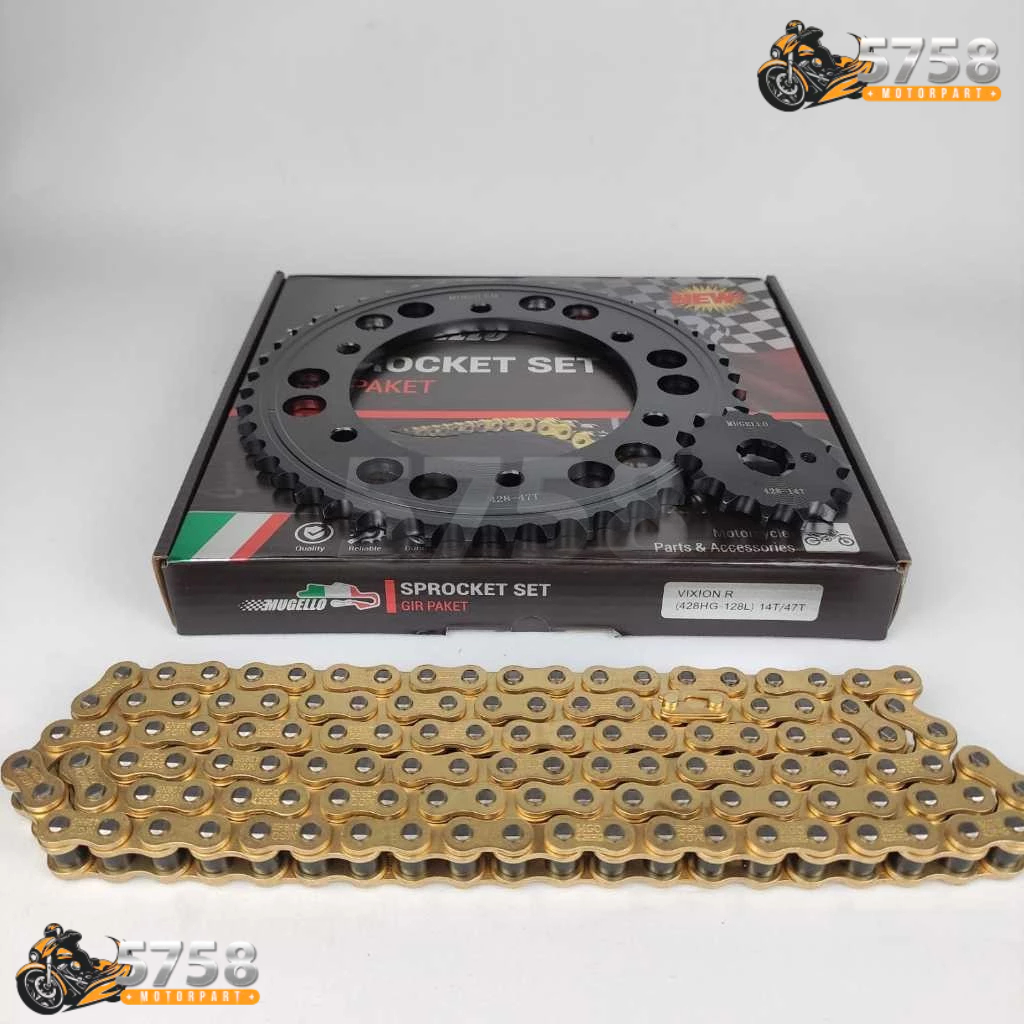 Jual GEAR PAKET BAJA YAMAHA PNP VIXION R / VIXION NEW LED 2017 / R15 V3 ...