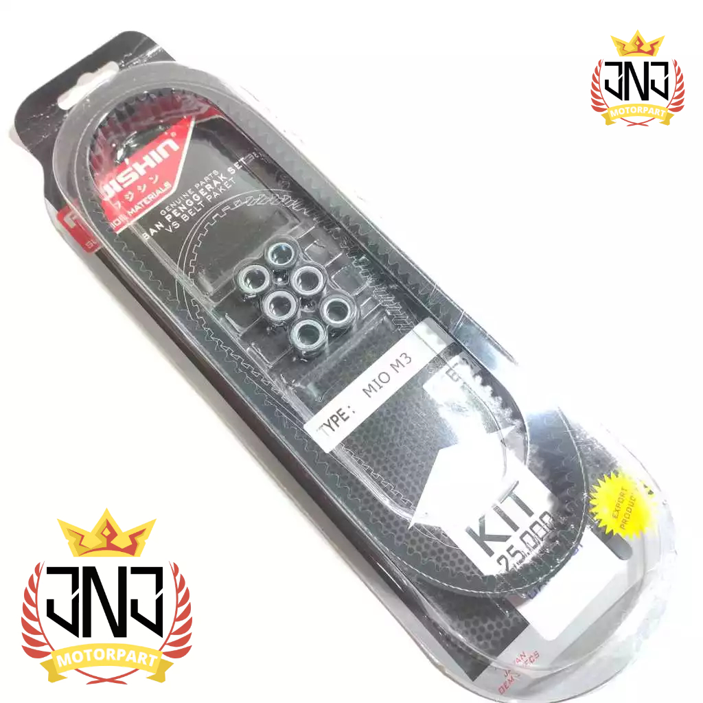 Jual Vanbelt Plus Roller Yamaha MIO M3 / FREEGO FREE GO Van Bel Fan Bel ...
