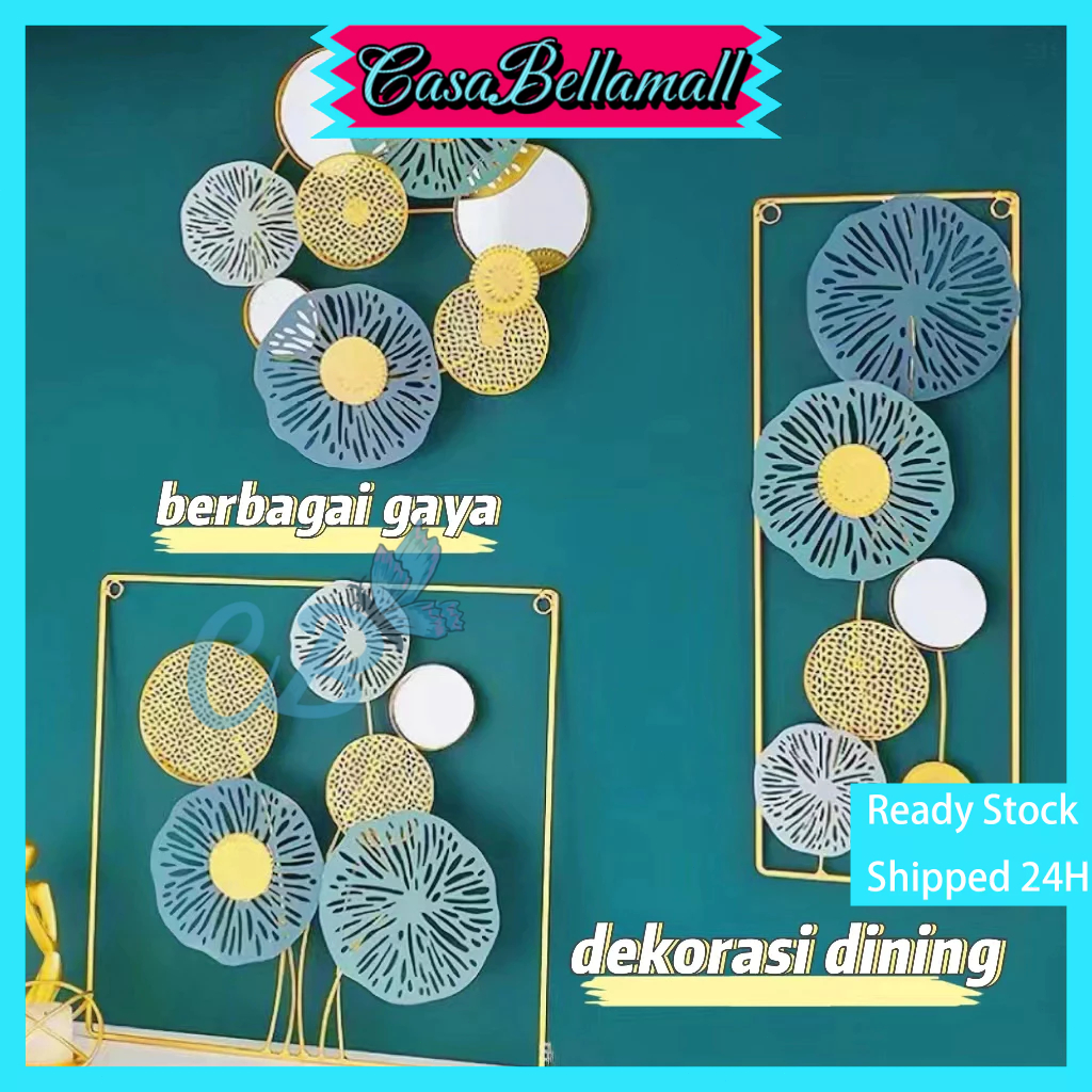 Jual Termurah-COD Nordic Cahaya Mewah Gaya Wall Decoration 3D & Table ...