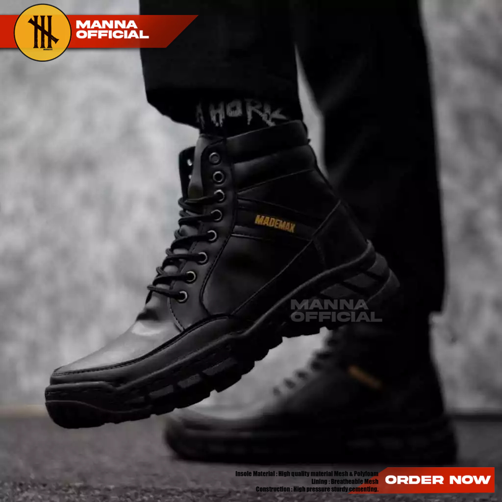 Jual Sepatu Formal Safety Boots Pria Ujung Besi | Shopee Indonesia