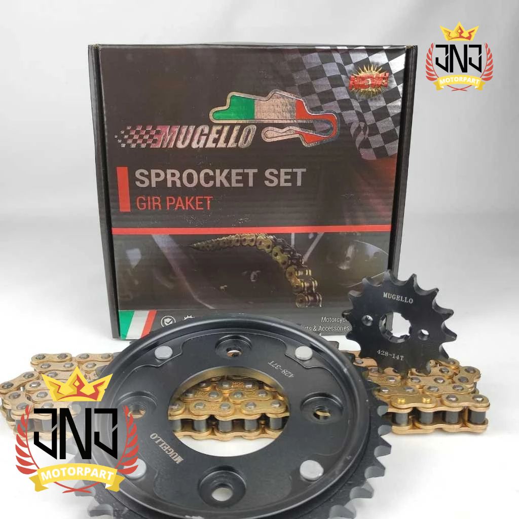 Jual GEAR PAKET BAJA HONDA BLADE NEW 2012 PNP SUPRA X 125 FI 14/37T ...